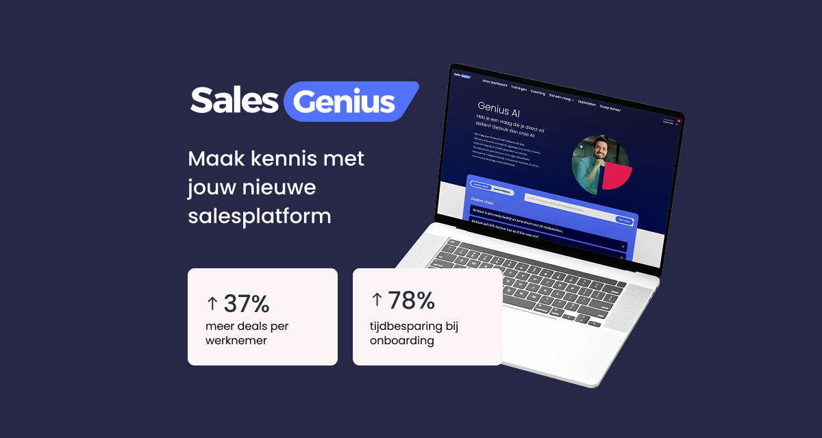 Login bij Sales Genius